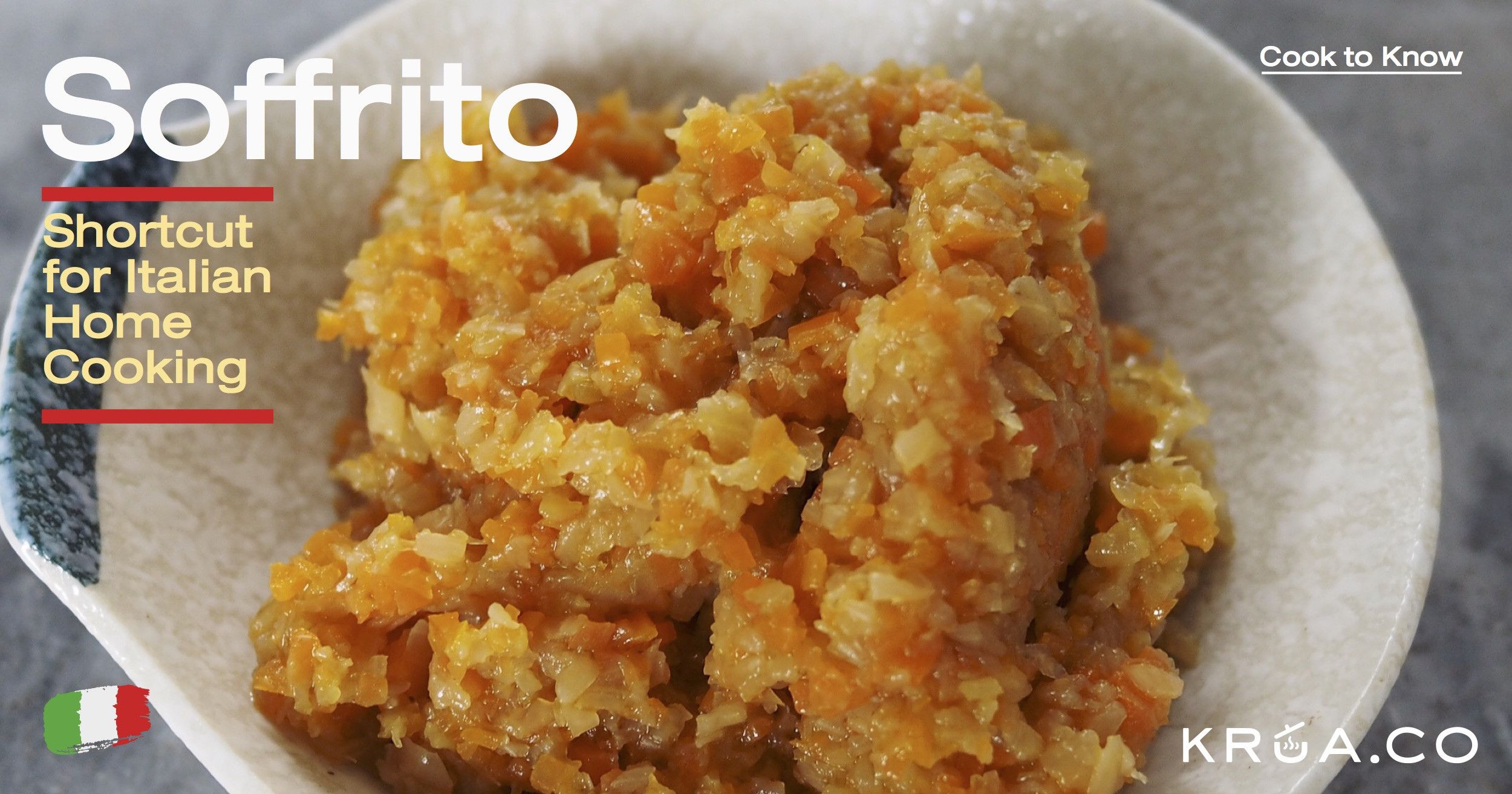 Soffrito – Shortcut for Italian Home Cooking by KRUA.CO