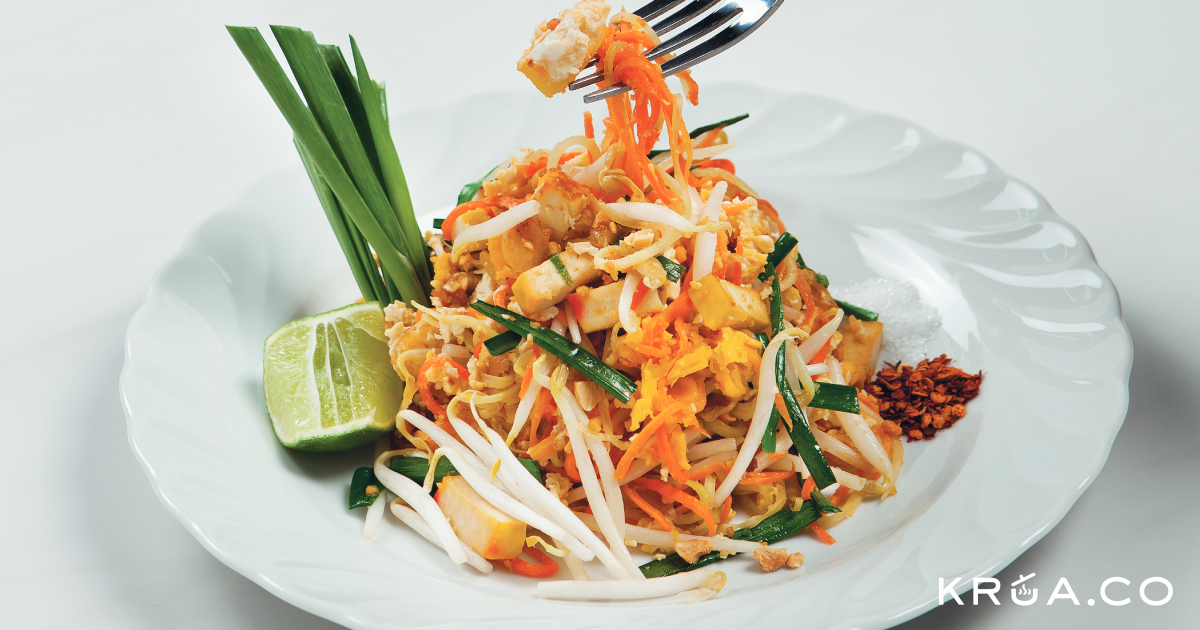 ผัดไทยเส้นผัก