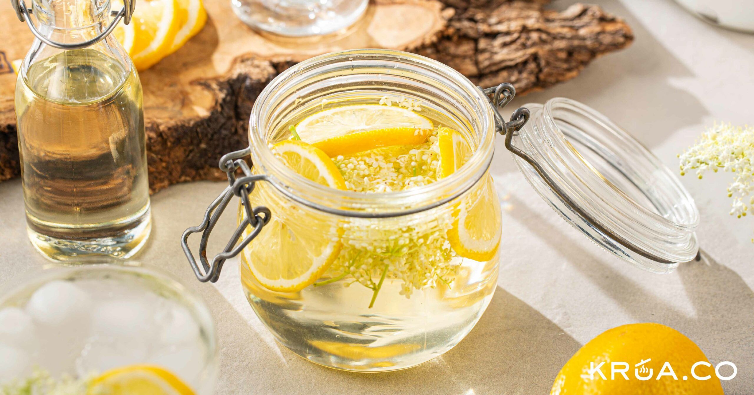 น้ำเชื่อมดอกเอลเดอร์ (Elderflower Syrup)